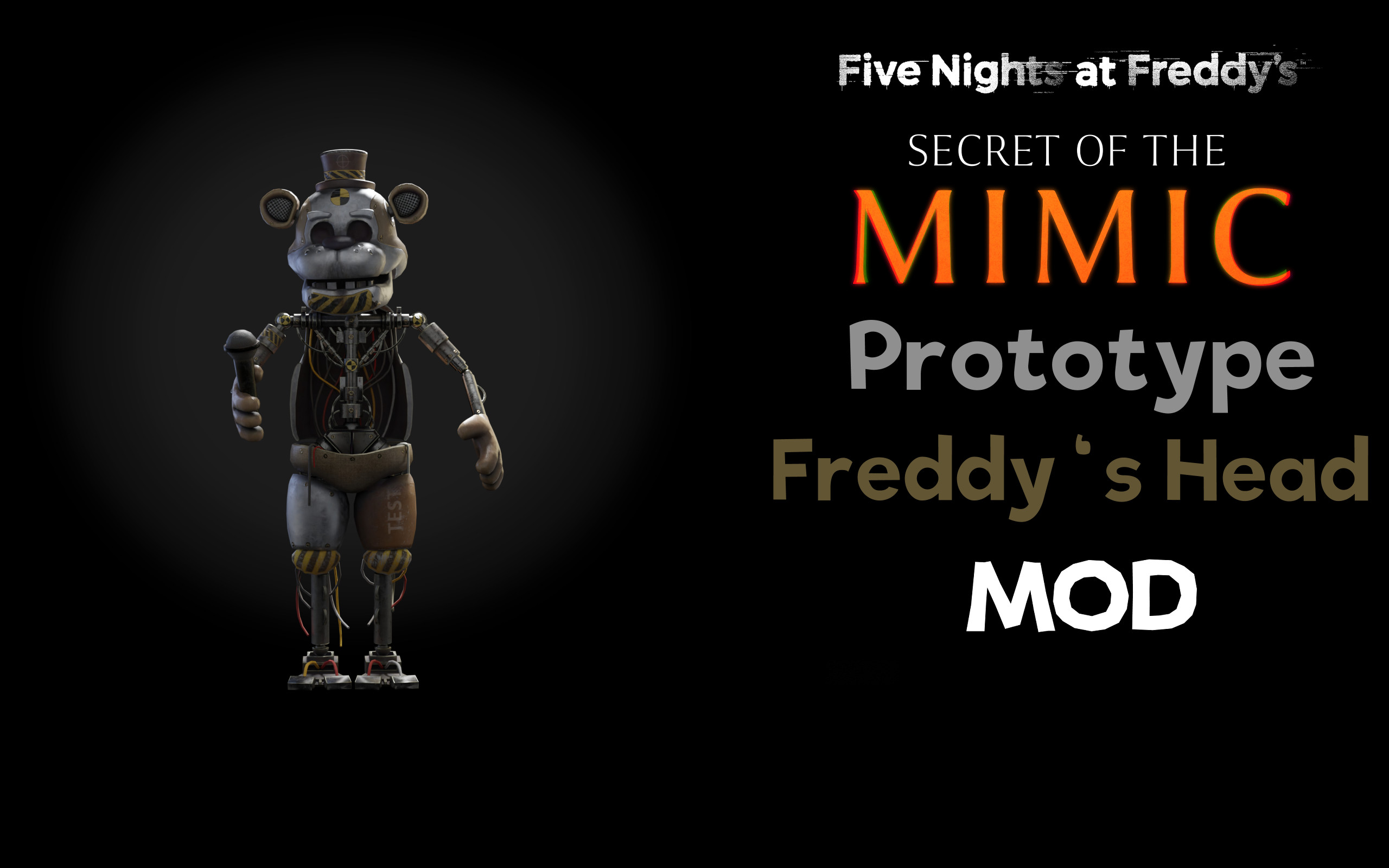 Prototype Freddy‘s Head Mod for Five Nights at Freddy's Secret of The ...