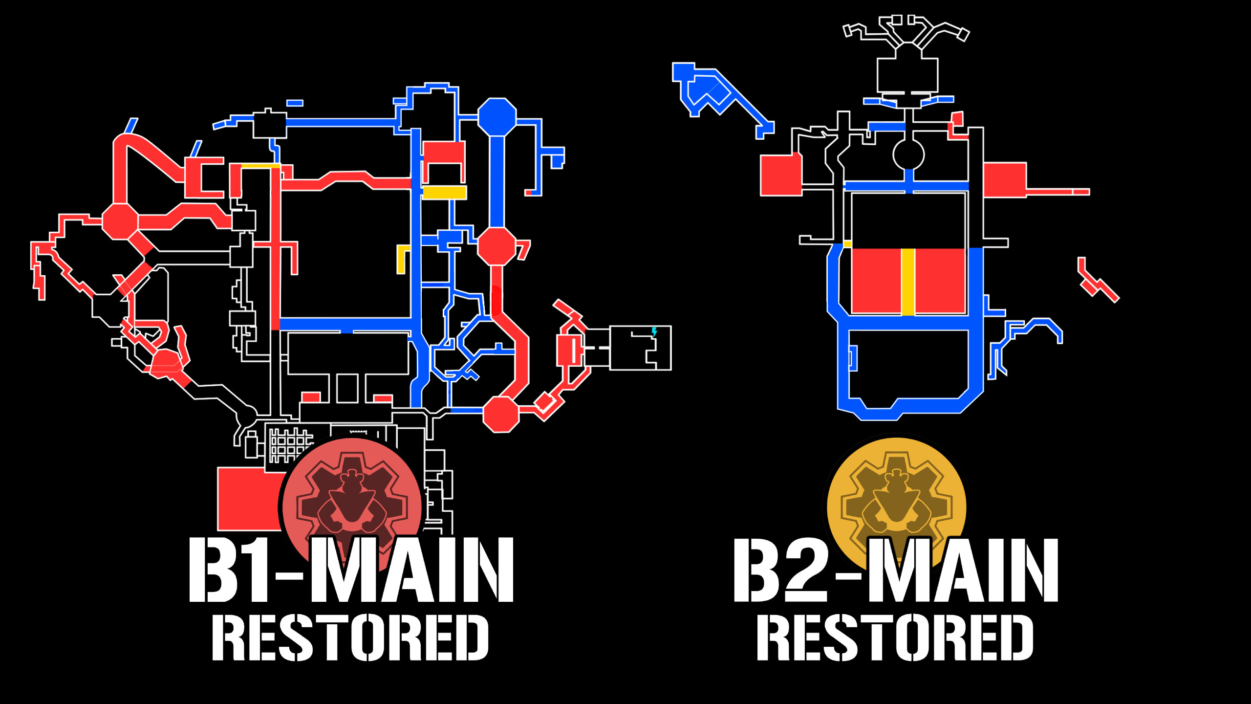 B1 & B2-MAIN-RESTORED Mod for Five Nights at Freddy's Security Breach ...