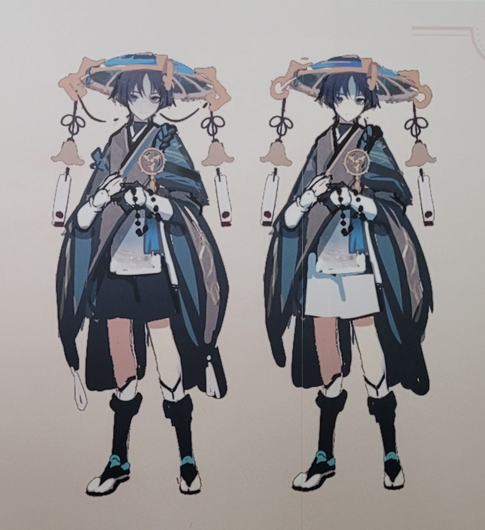 wanderer: concept art recolor (kinda) + edits ₊˚ Mod for Genshin Impact ...