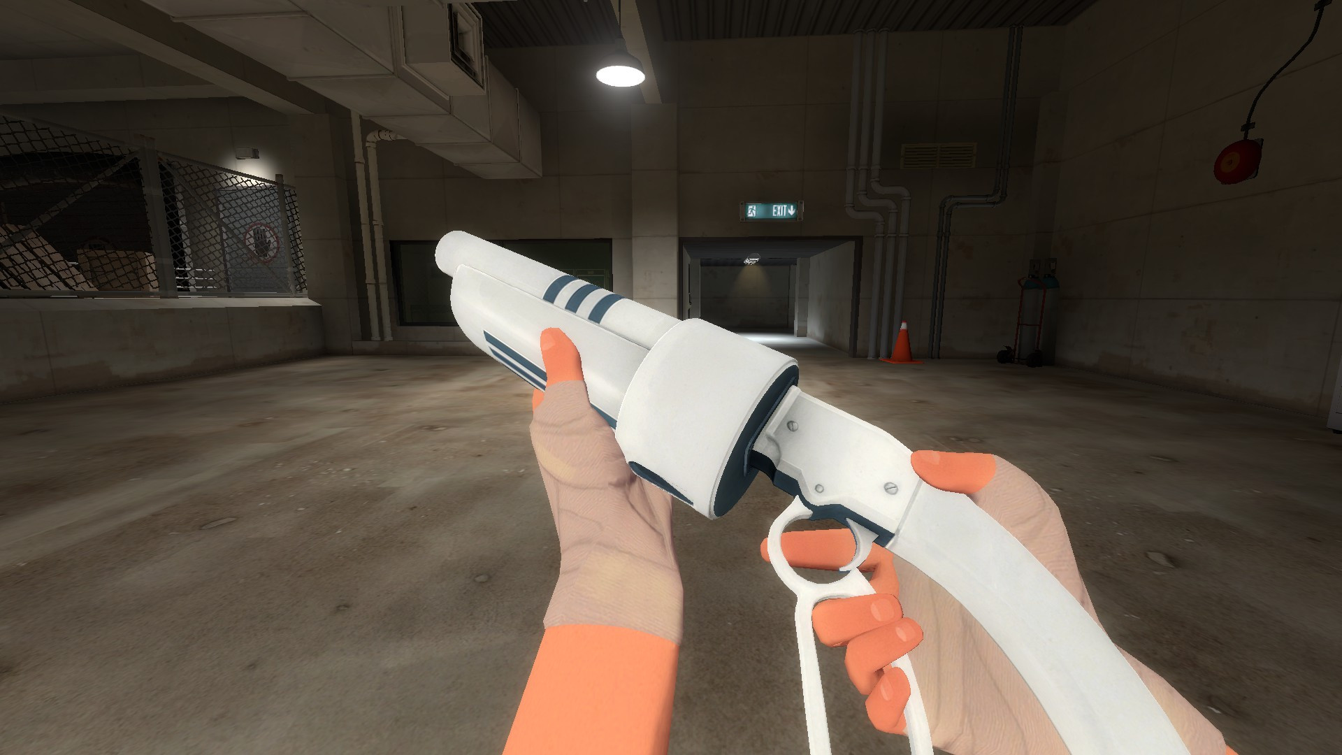 White Scattergun Blue Stripes Mod for Team Fortress 2 | TF2 Mods