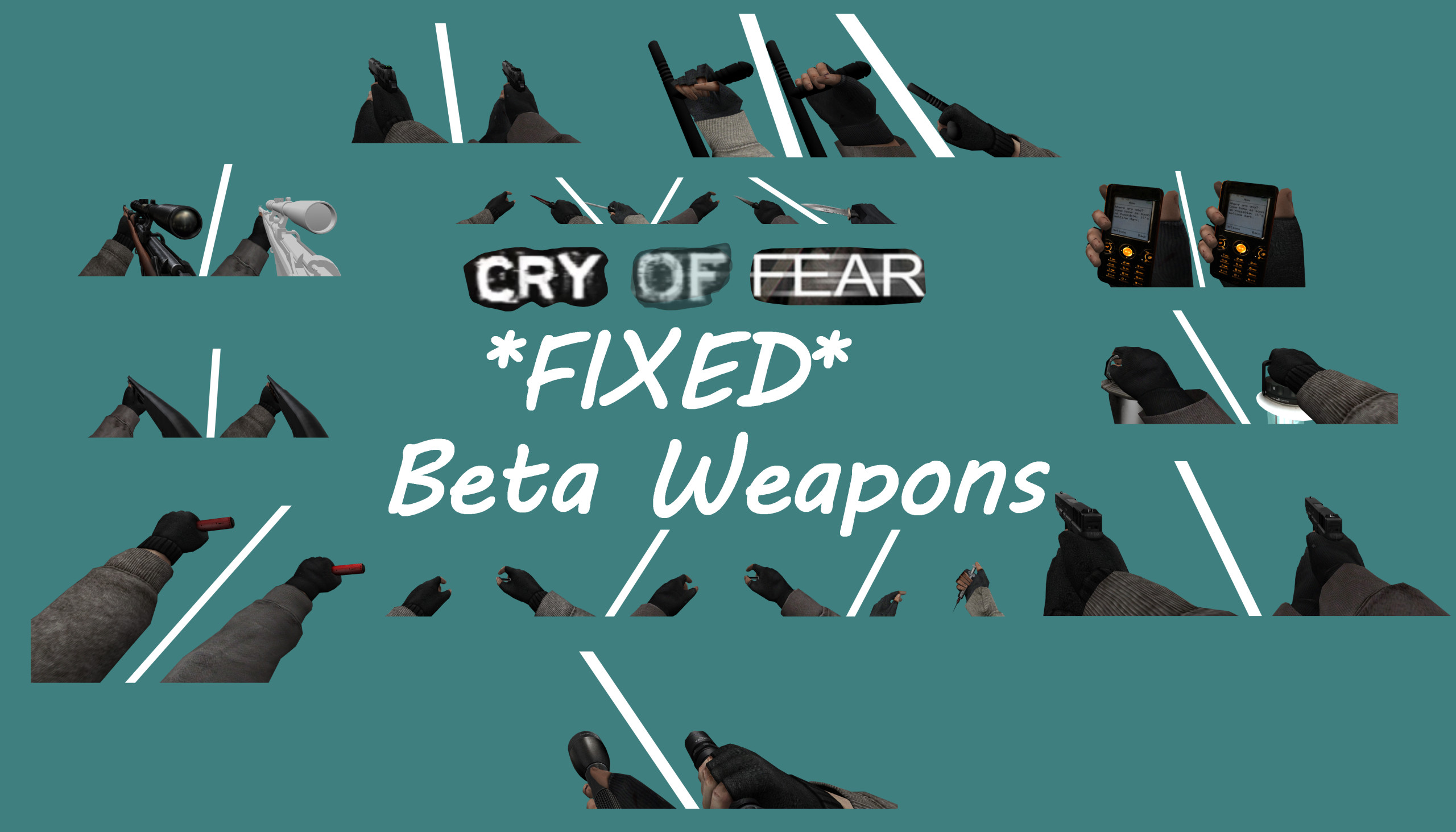 Fixed Beta Weapon Pack Mod for Cry of Fear | CoF Mods