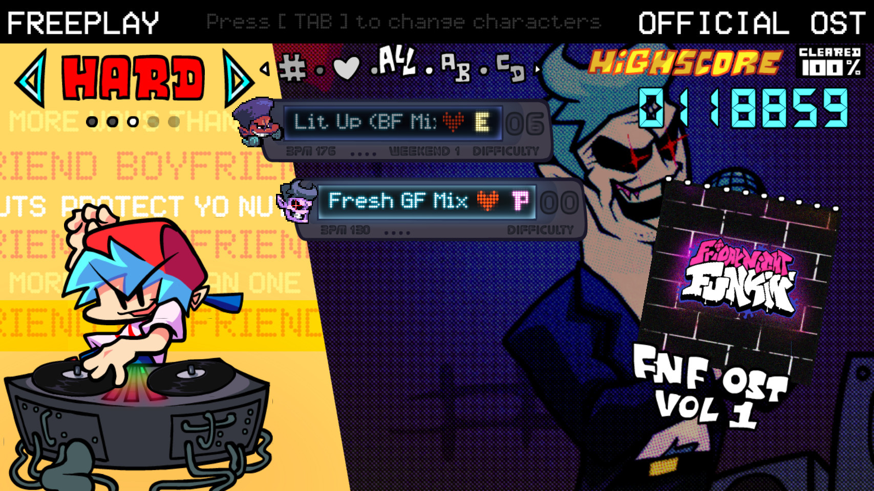 FNF: FRESH GF MIX V-Slice for Mobile/PC Mod for Friday Night Funkin ...