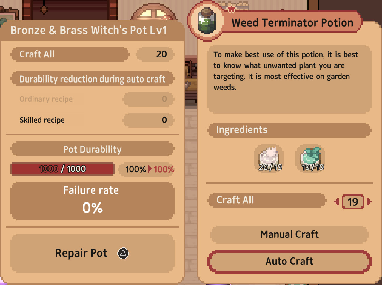 Workshop Tweaks (Actual Magic Cauldron) Mod for Little Witch in the ...