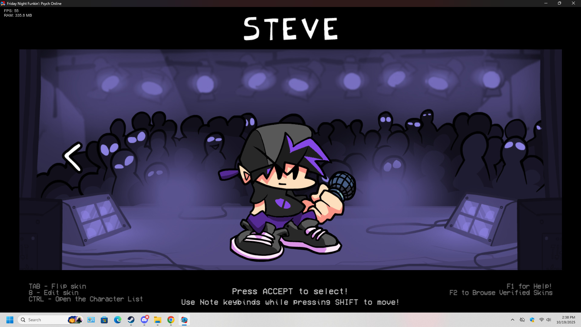 Psych Online Playable Steve Mod for Friday Night Funkin' | FNF Mods