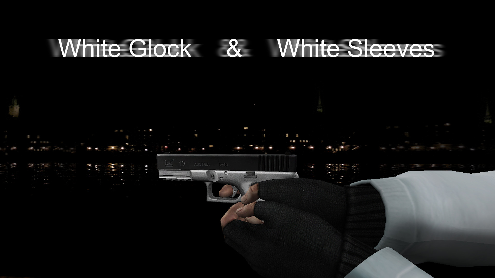 White Glock & White Sleeves Mod for Cry of Fear | CoF Mods