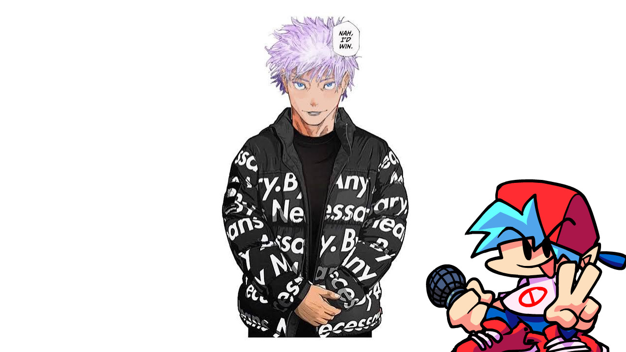 Vs. Satoru Gojo Jujutsu Kaisen Mod for Friday Night Funkin' | FNF Mods