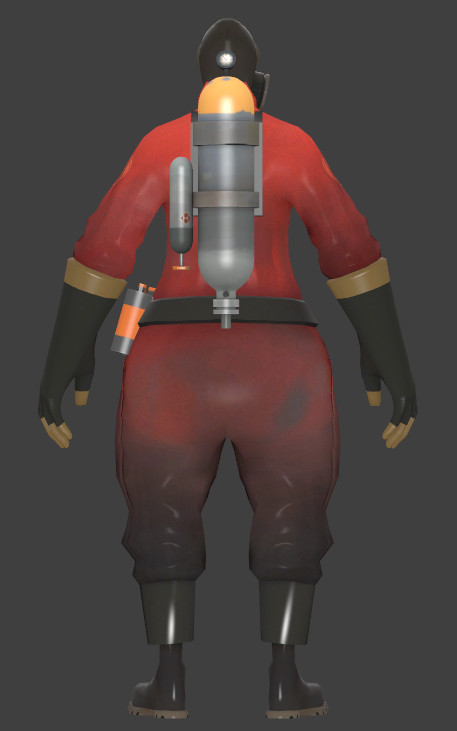 Alaxe's Strapless Female Pyro [Edited] Mod for Team Fortress 2 | TF2 Mods