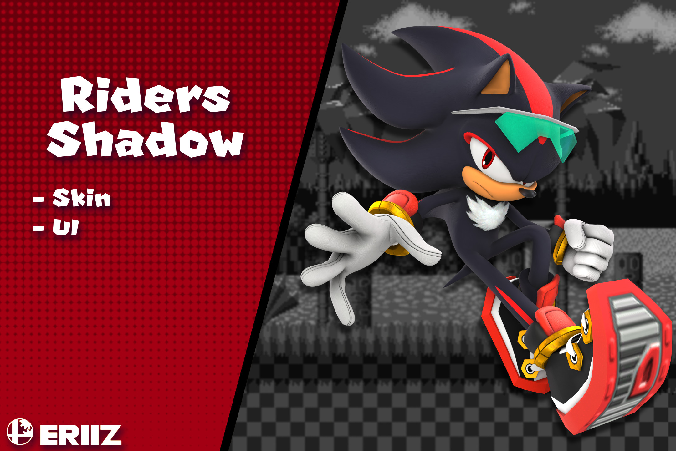 Riders Shadow (Day 6) Mod for Super Smash Bros. Ultimate | SSBU Mods