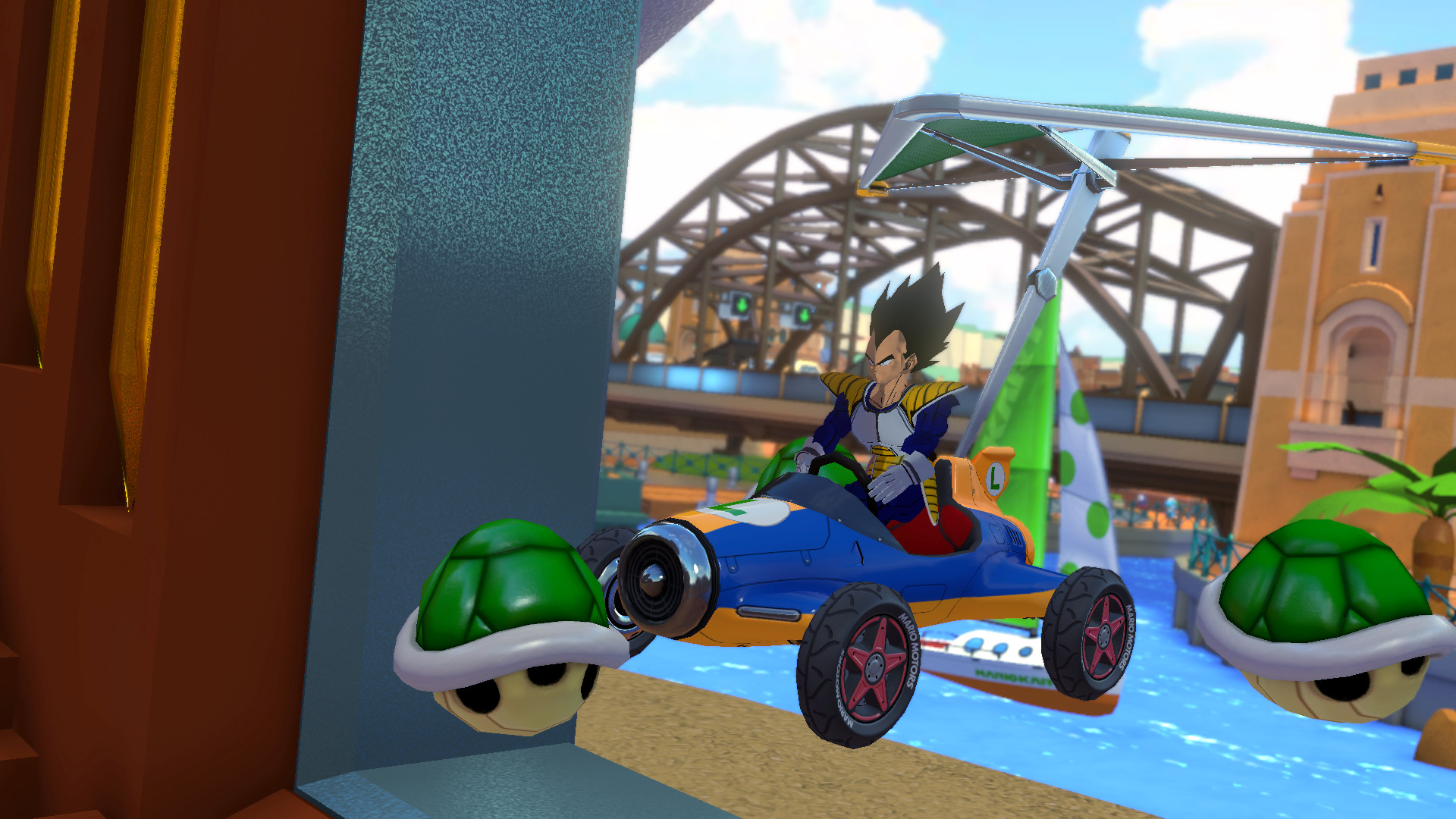 Vegeta (Dragon Ball) Mod for Mario Kart 8 Deluxe | MK8D Mods