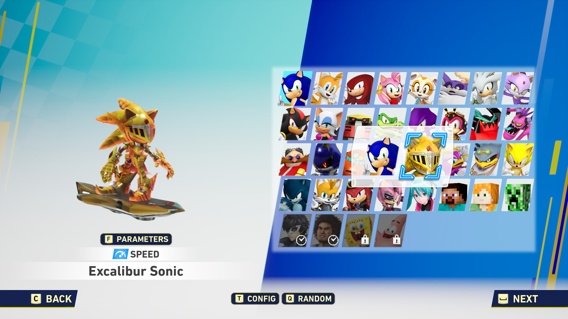 Excalibur Sonic Mod for Sonic Racing: CrossWorlds | SR:CW Mods