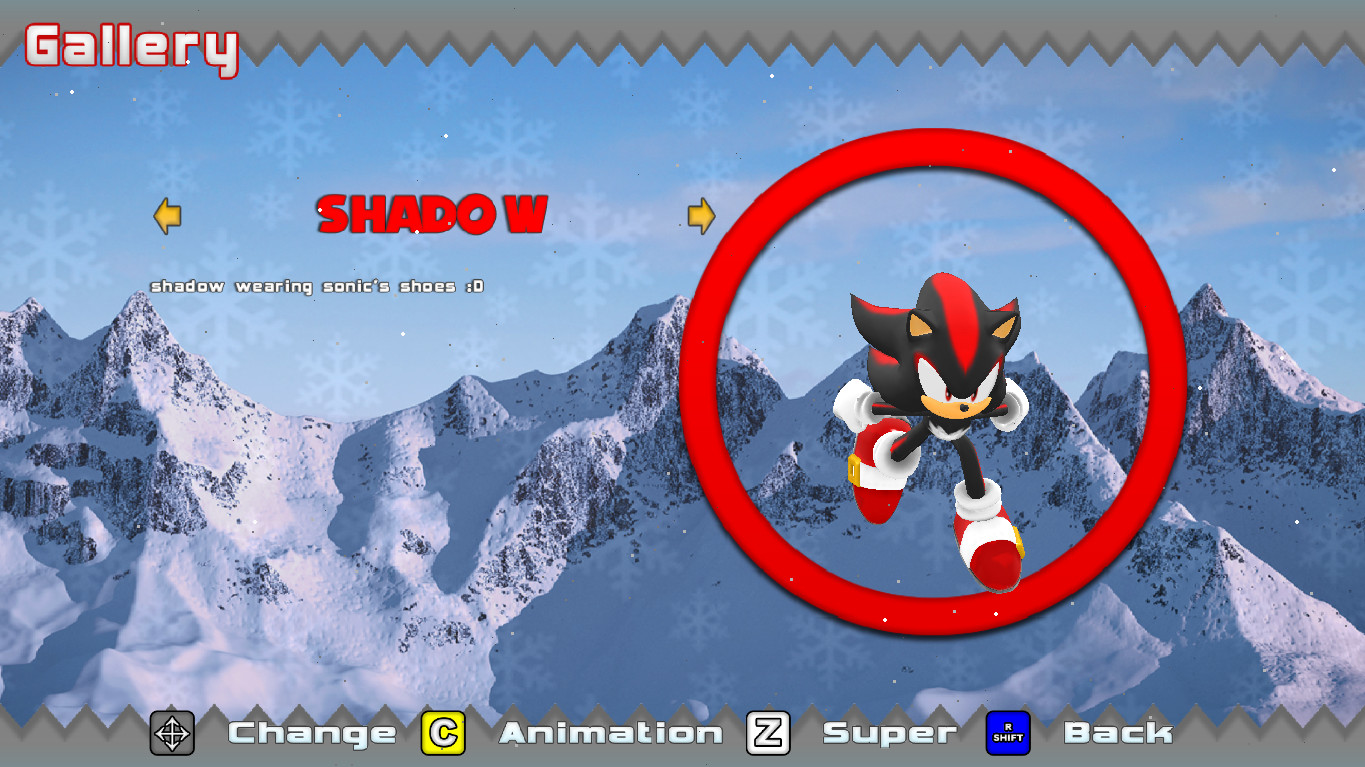 Shadow gear swap reunpload Mod for Sonic World | SW Mods
