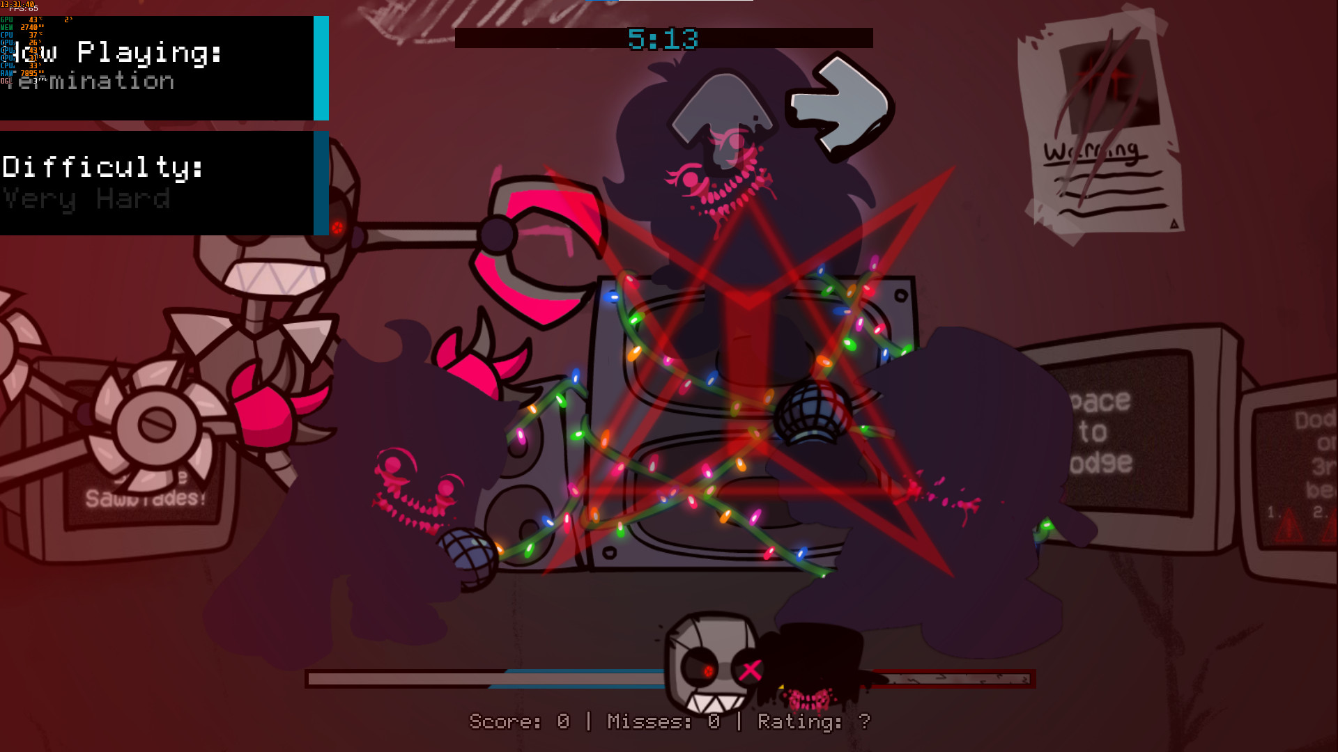 Vs QT Corruption - Old Style Mod for Friday Night Funkin' | FNF Mods