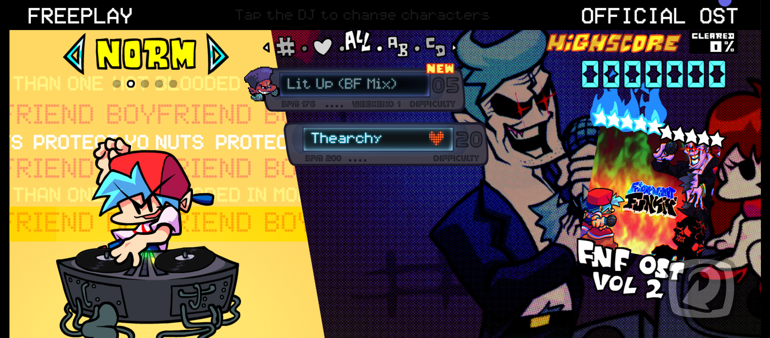 Bamju's mod thearchy but more hard Mod for Friday Night Funkin' | FNF Mods