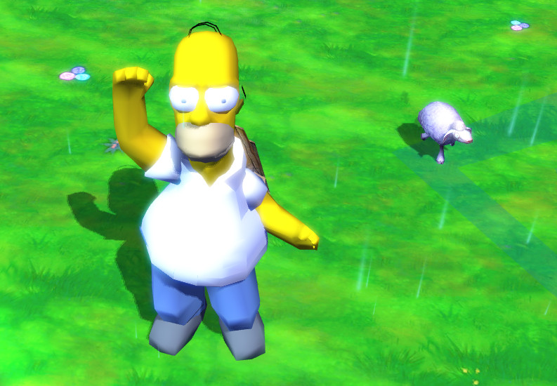 Homer Simpson Mod for A World of Keflings | AWoK Mods