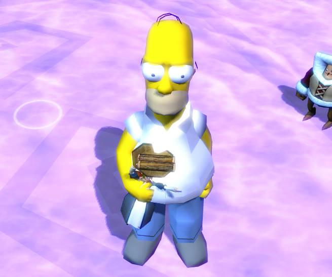 Homer Simpson Mod for A World of Keflings | AWoK Mods