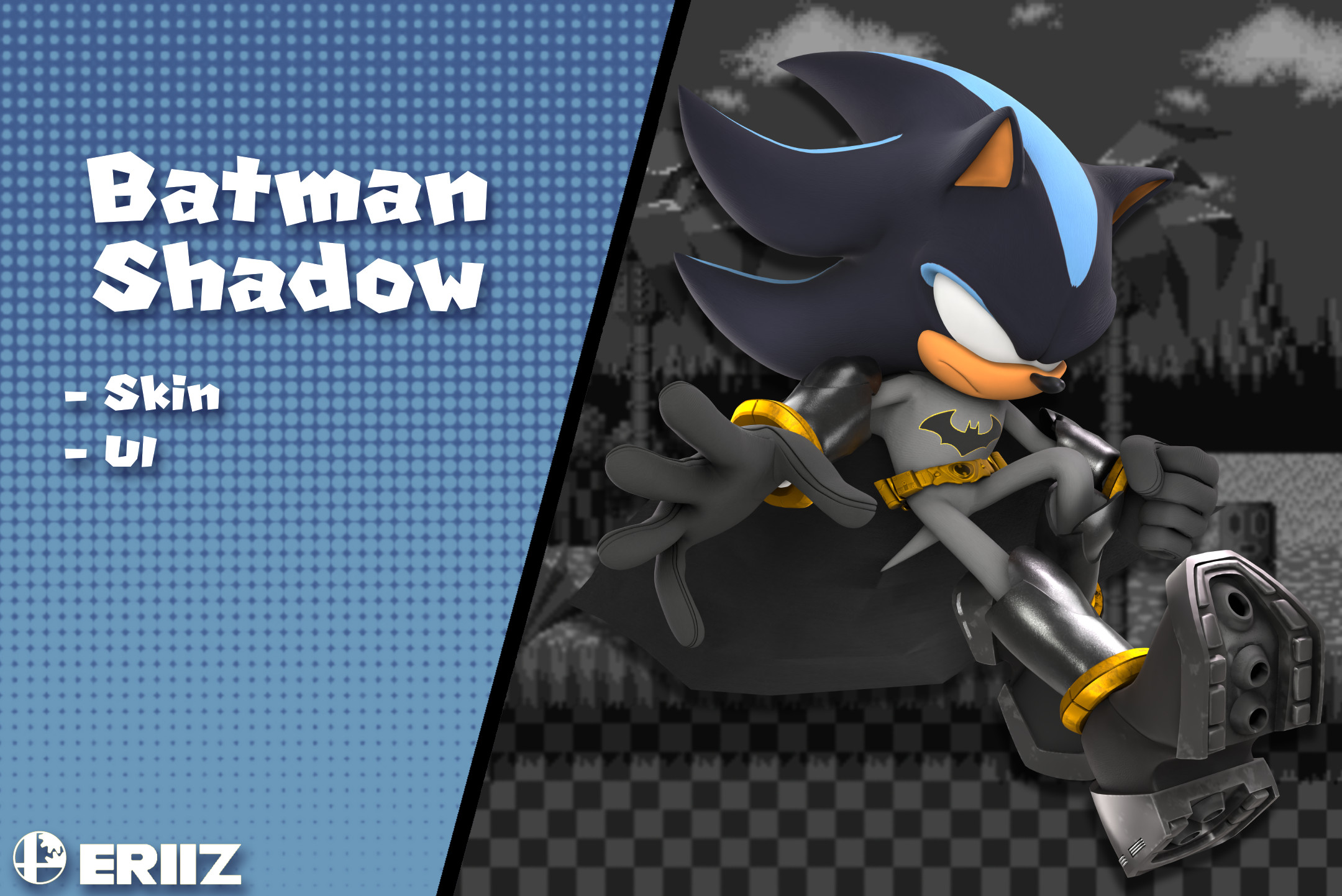 Batman Shadow (Day 7) Mod for Super Smash Bros. Ultimate | SSBU Mods