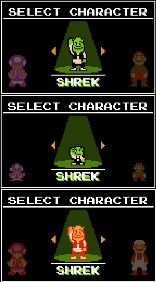 Shrek in SMB1R (Super Shrek Bros.) Mod for Super Mario Bros. Remastered ...