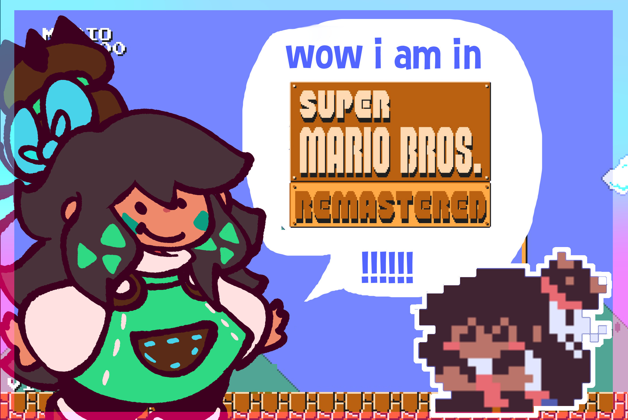 Mint - Oc Mod for Super Mario Bros. Remastered [Unofficial] | SMB1R Mods
