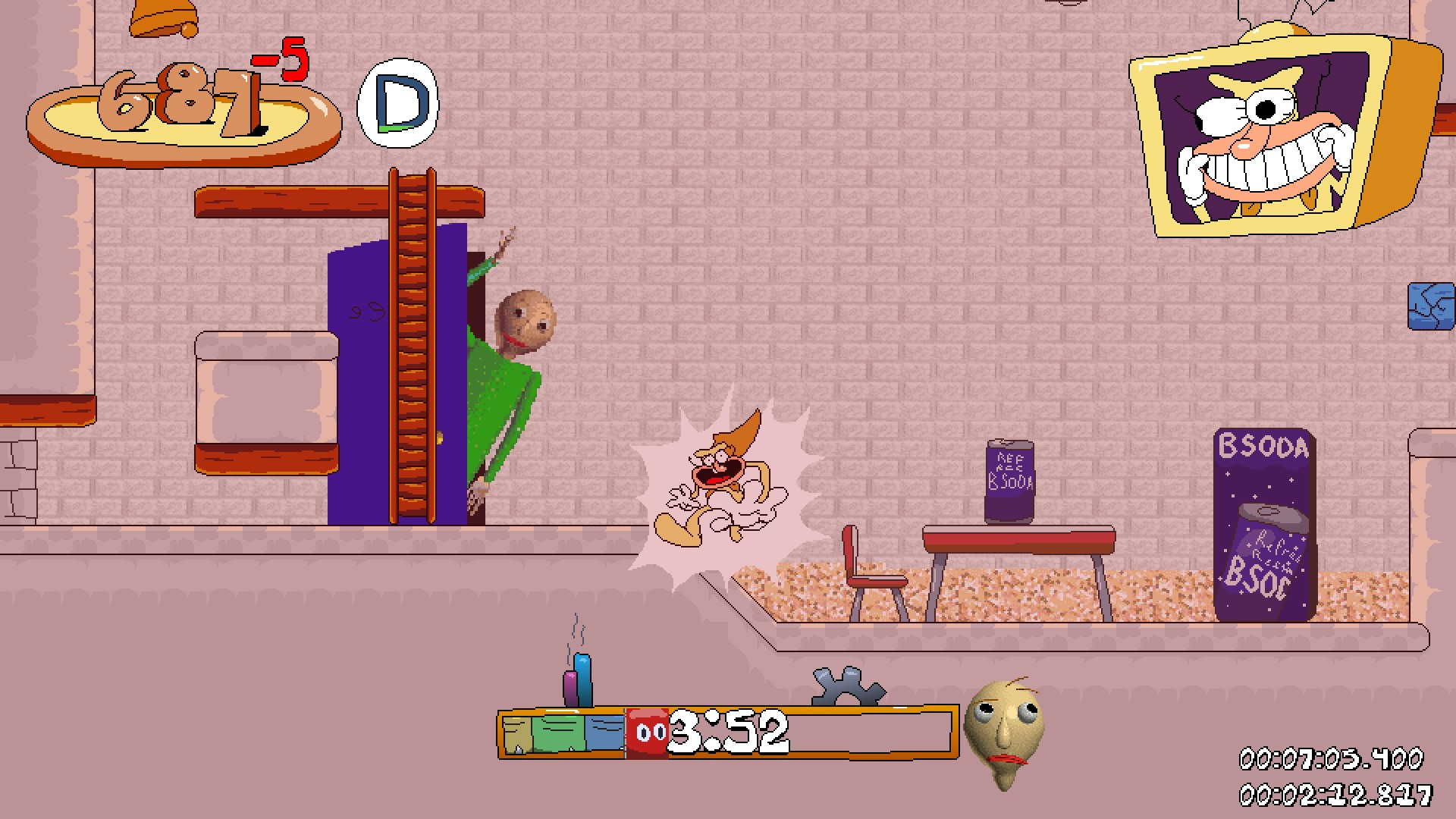 Basic Pizza + (AFOM) (Baldis Basic) Mod for Pizza Tower | PT Mods