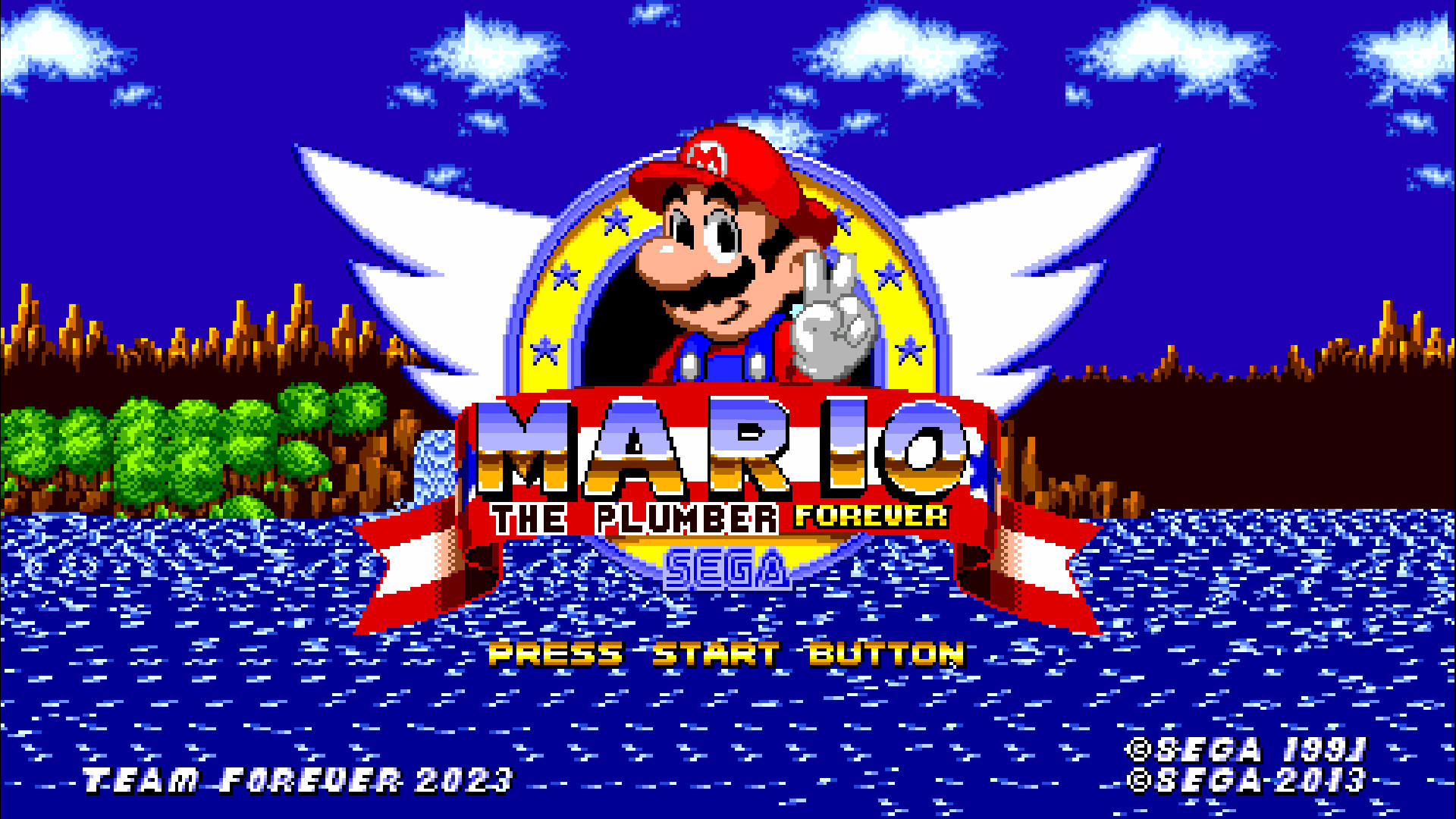 S1F Mario Mod Mod for Sonic the Hedgehog Forever | S1F Mods