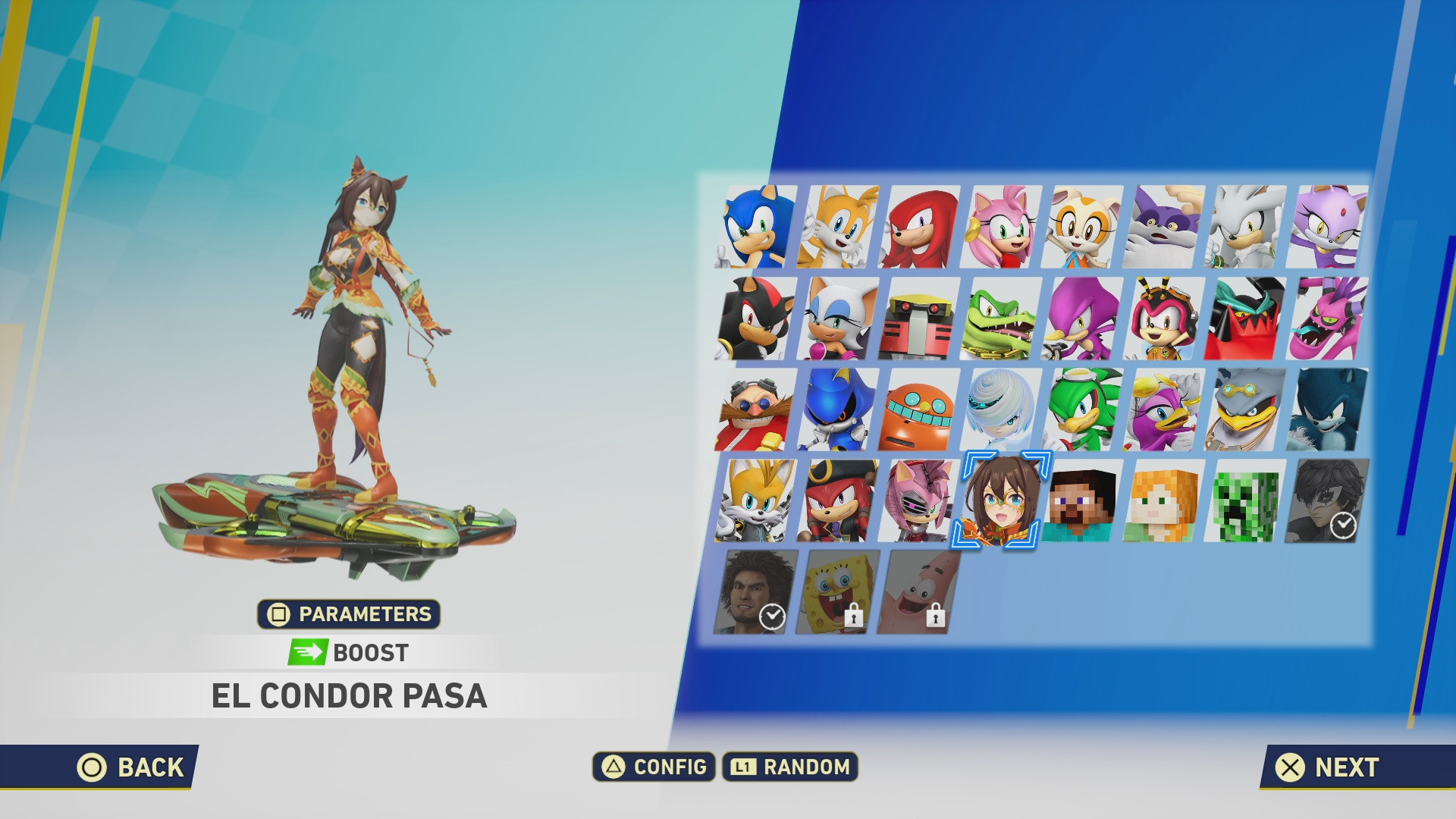 El Condor Pasa (Fantasy Outfit) Mod for Sonic Racing: CrossWorlds | SR ...