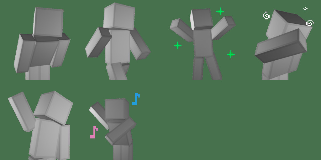 Generic Minecraft Emotes Mod for Sonic Racing: CrossWorlds | SR:CW Mods