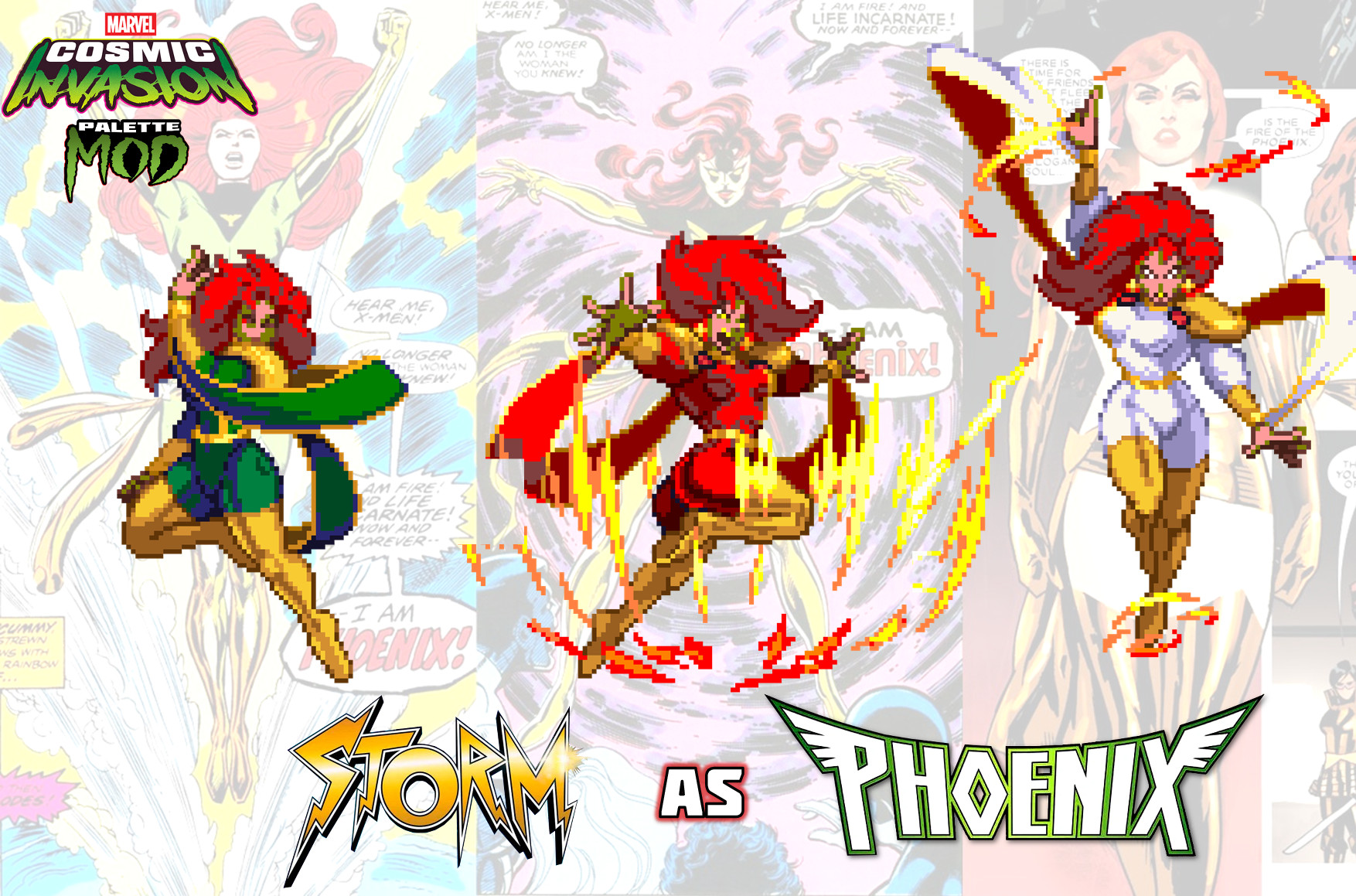 Storm as Phoenix Mod for MARVEL Cosmic Invasion | MCI Mods