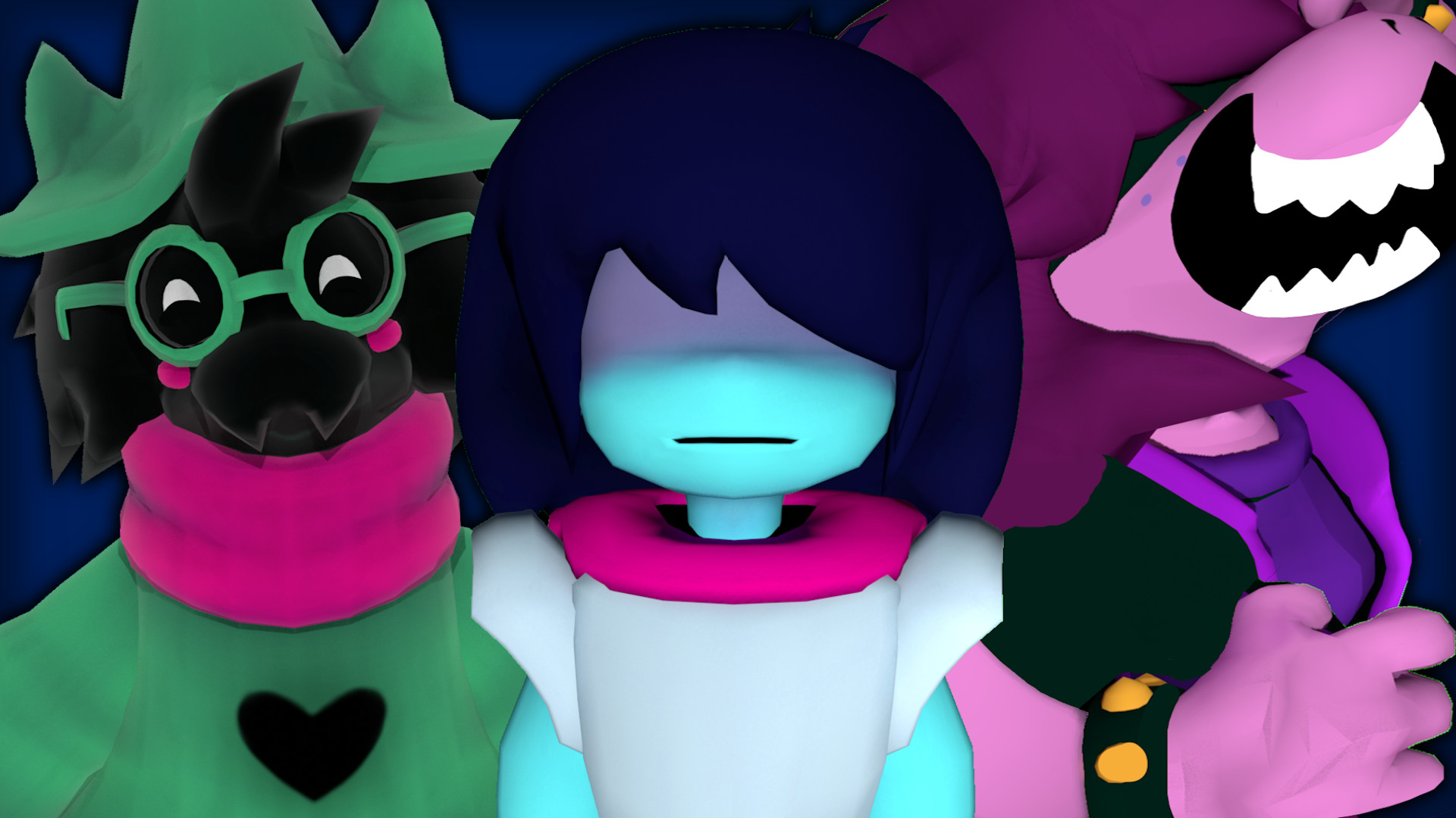 Kris, Ralsei and Susie over Prime Cast Mod for Sonic Racing ...