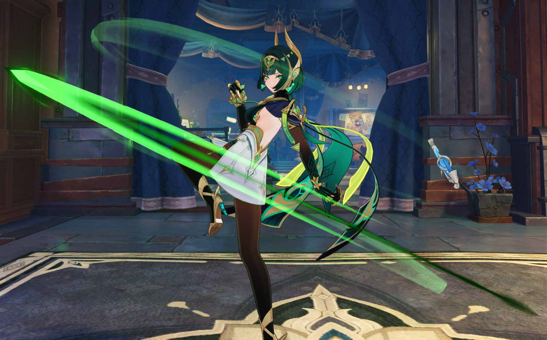 Nefer with Tights (and toggle options) Mod for Genshin Impact | GI Mods