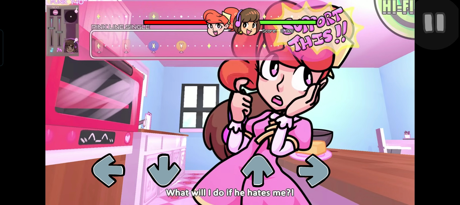 scratching melody fnf mobile V-slice Mod for Friday Night Funkin' | FNF ...