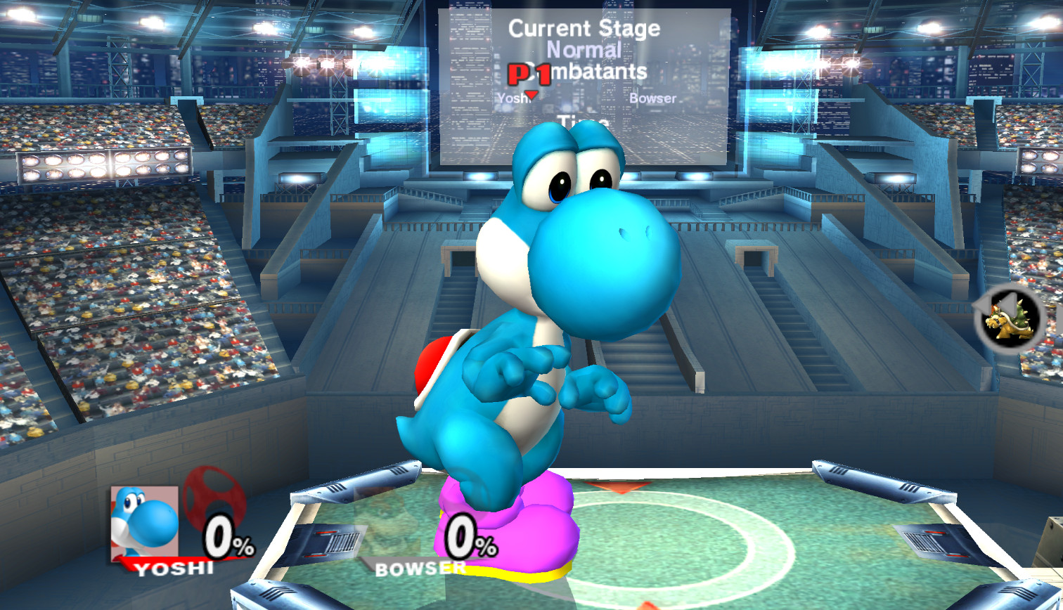 Modernized Yoshi retexture [Dolphin only] Mod for Super Smash Bros ...