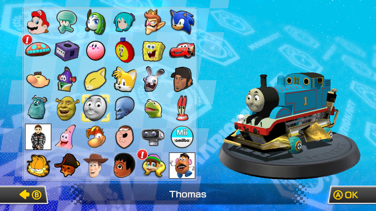 Thomas The Tank Engine Mod for Mario Kart 8 | MK8 Mods