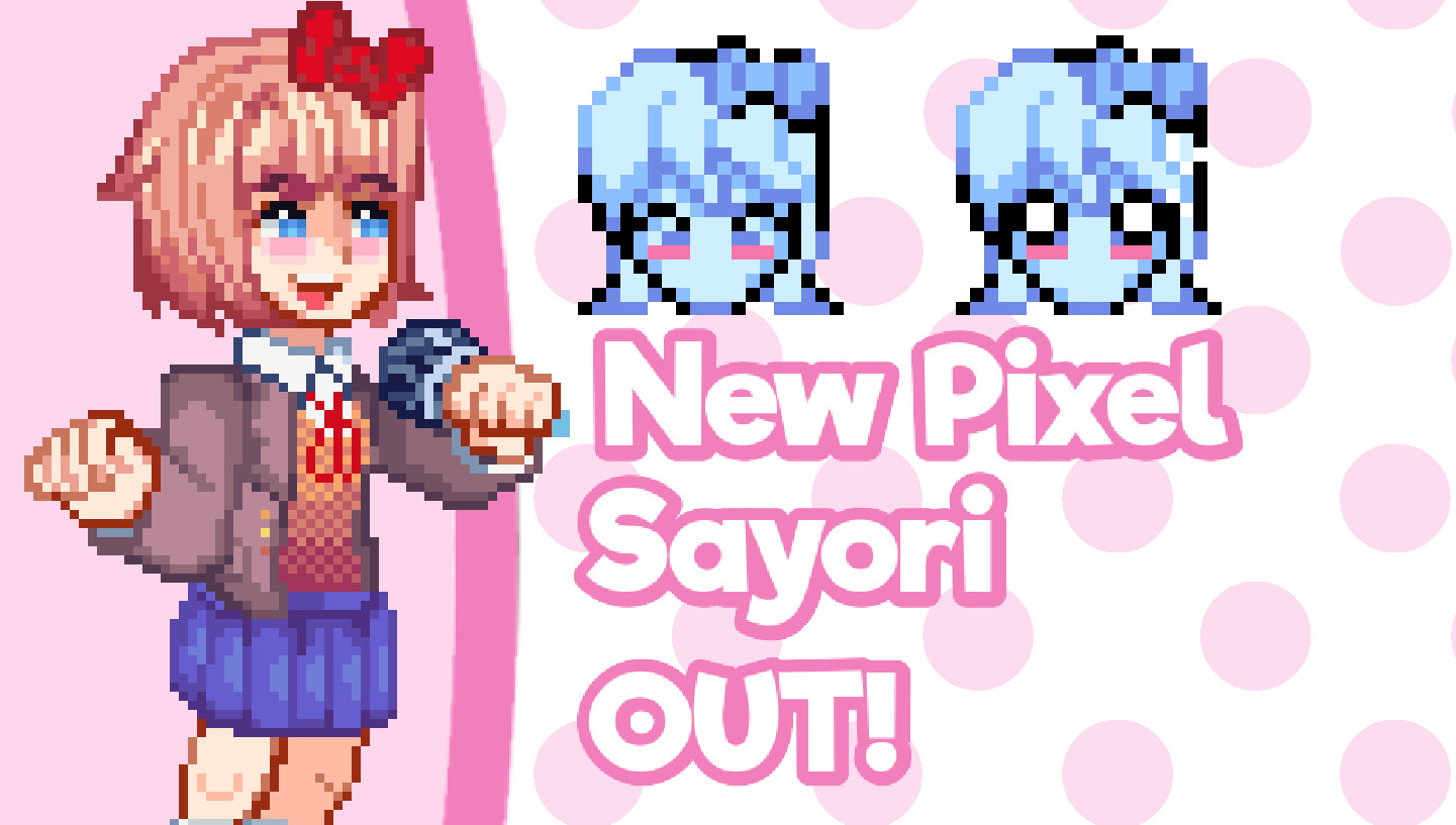 NEW PIXEL SAYORI V2 OUT! Mod for Friday Night Funkin' | FNF Mods