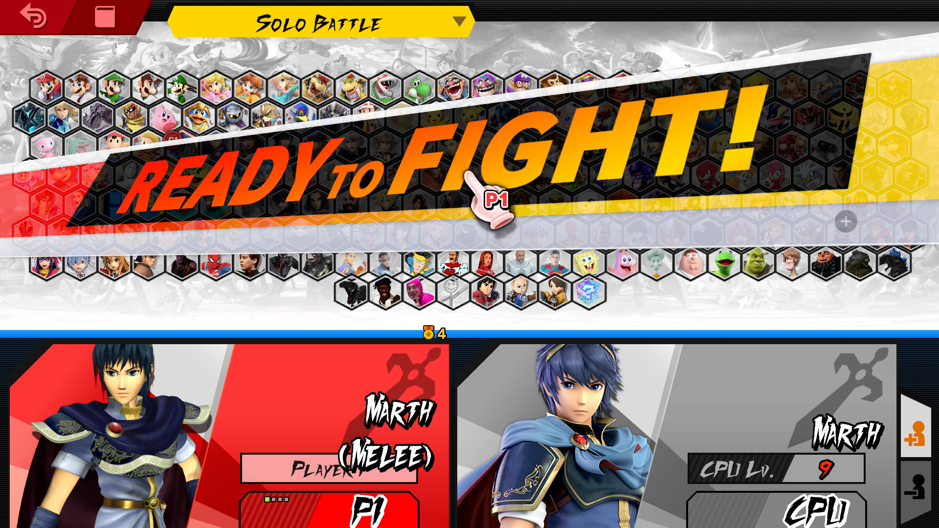 Melee Marth UI Mod for Super Smash Bros. Ultimate | SSBU Mods
