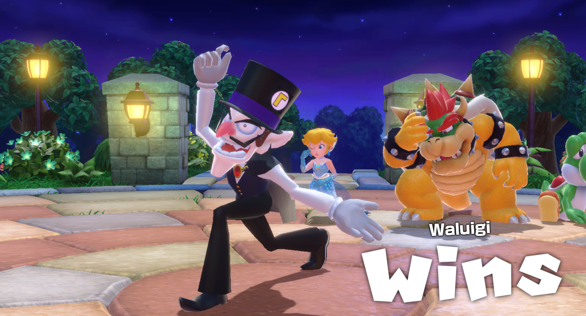 Waluigi (Vampire) in SMPJ Mod for Super Mario Party Jamboree | SMPJ Mods