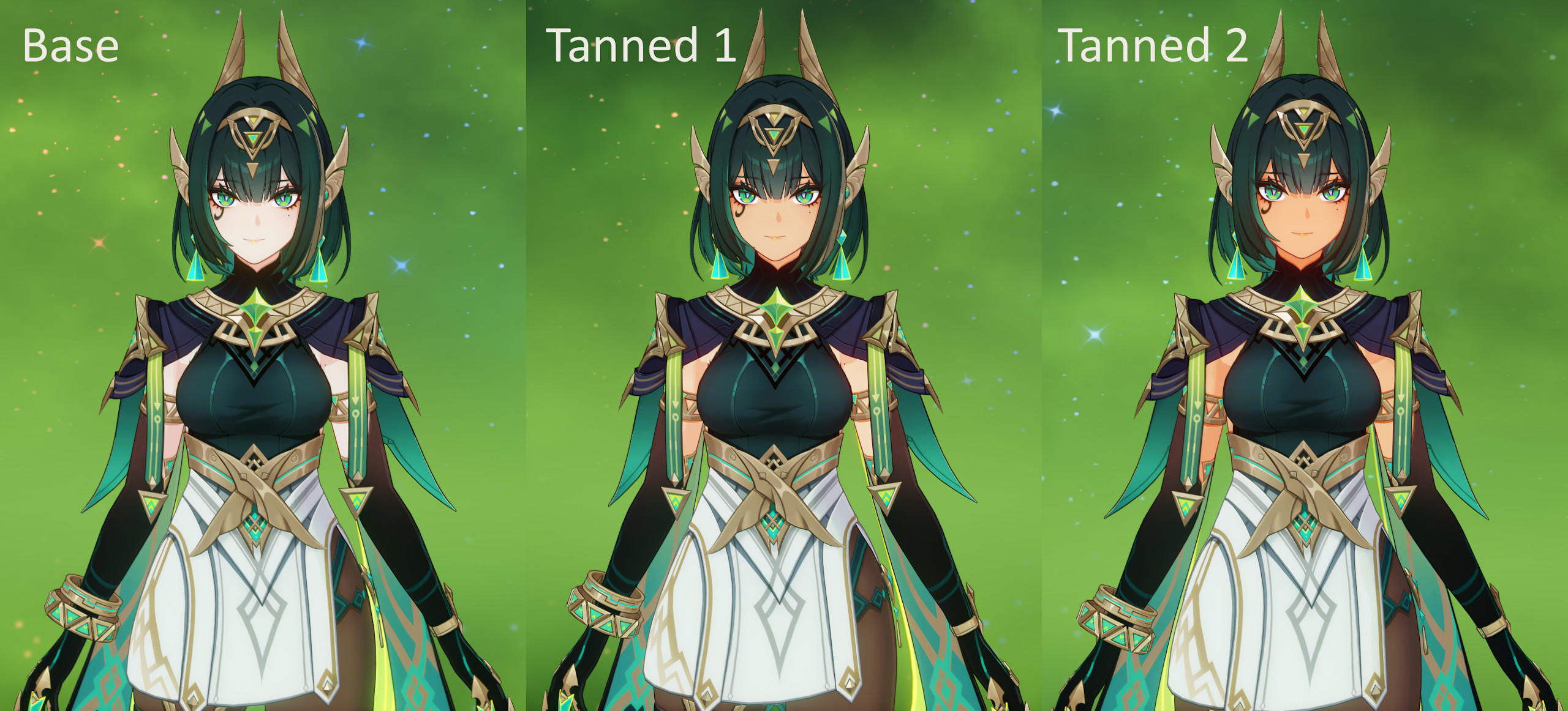 Nefer with Tights (and toggle options) Mod for Genshin Impact | GI Mods