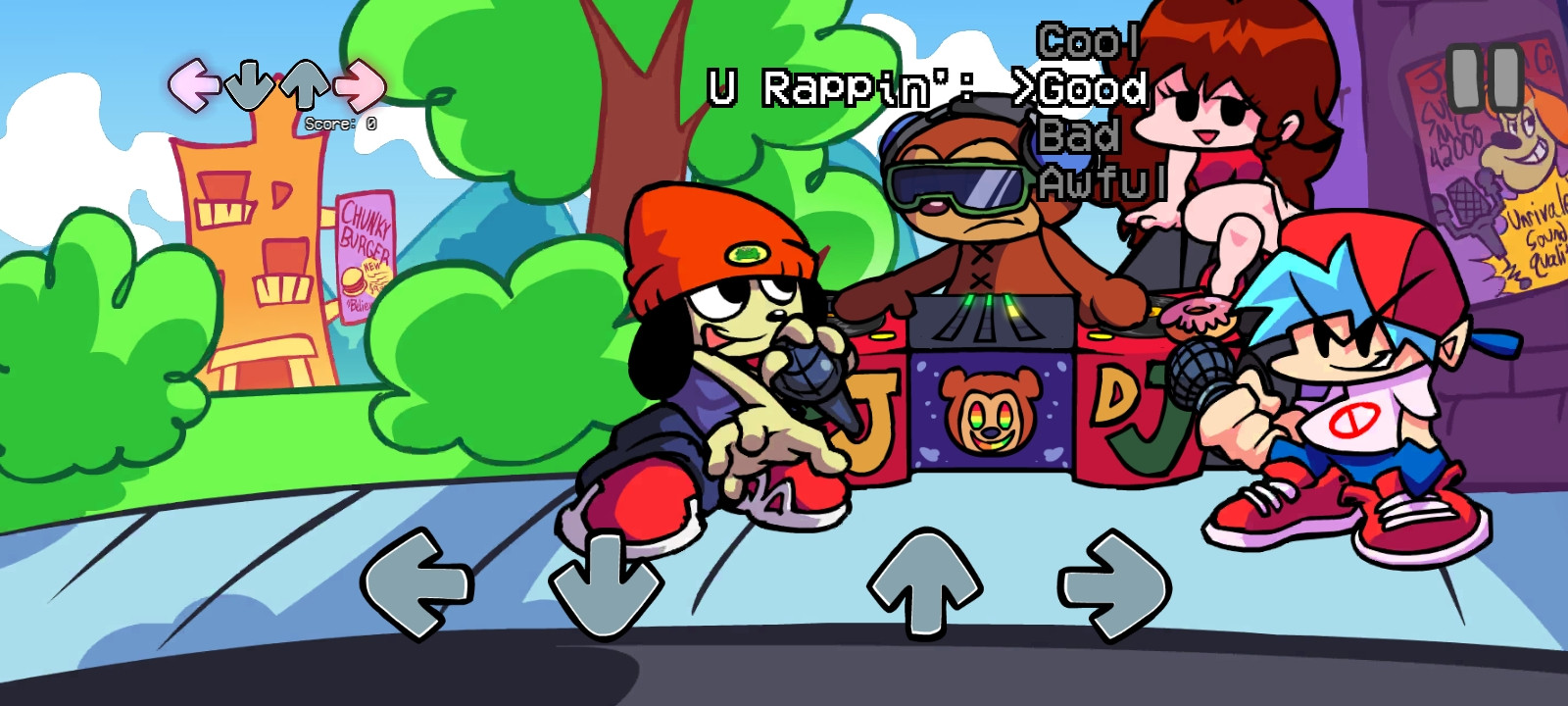 Parappa ultimate edition Mod for Friday Night Funkin' | FNF Mods