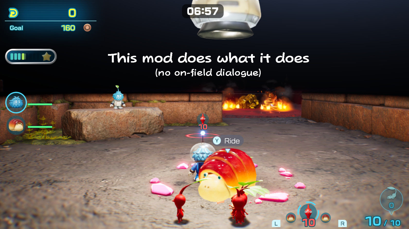 Stop Talking. Mod for Pikmin 4 | Pikmin 4 Mods