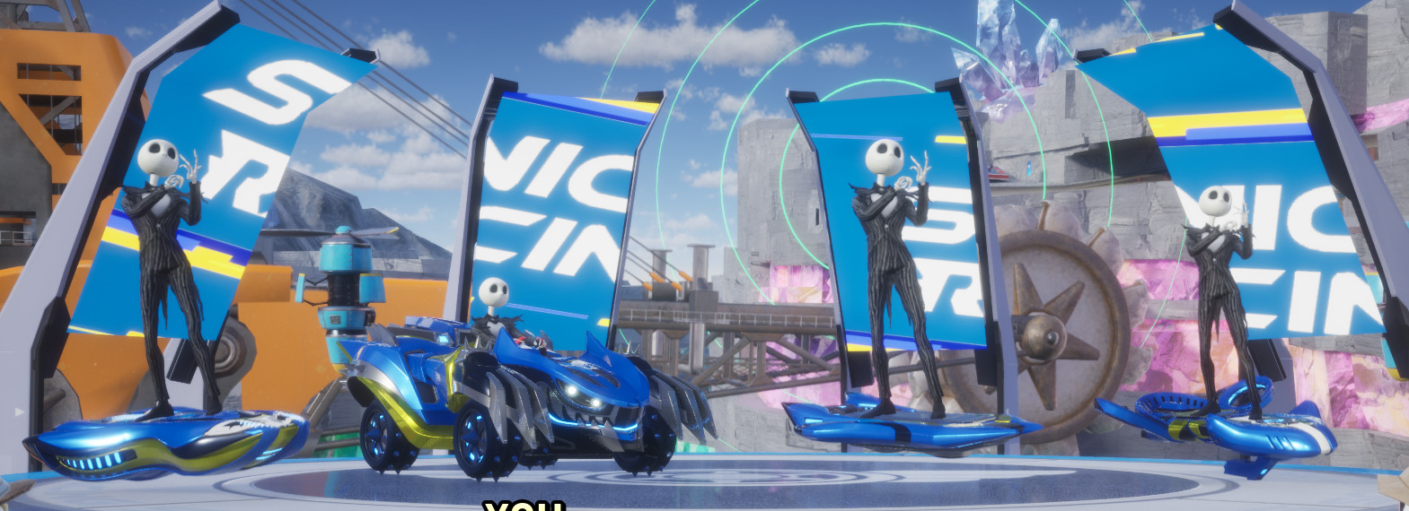 Jack Skellington Over Joker Mod for Sonic Racing: CrossWorlds | SR:CW Mods