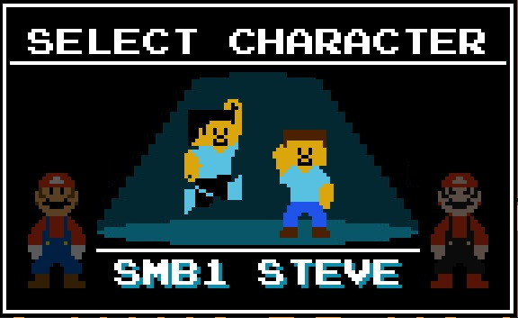 SMB1 Steve Mod for Super Mario Bros. Remastered [Unofficial] | SMB1R Mods
