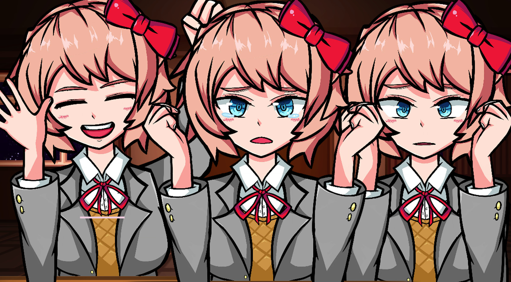 EPIPHANY SAYORI SPRITES!!! Mod for Friday Night Funkin' | FNF Mods