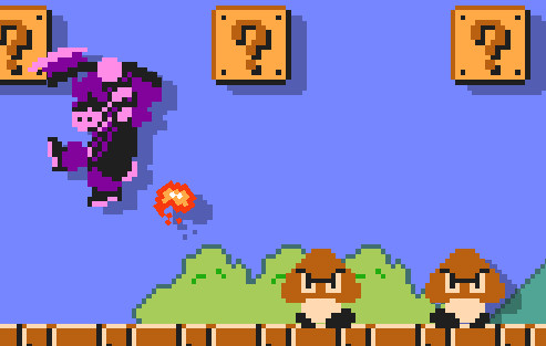 Susie Gaster Deltarune in SMB1R Mod for Super Mario Bros. Remastered ...
