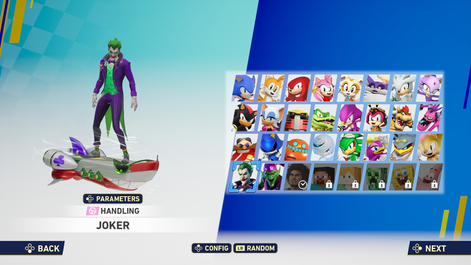 The Joker over Joker Mod for Sonic Racing: CrossWorlds | SR:CW Mods