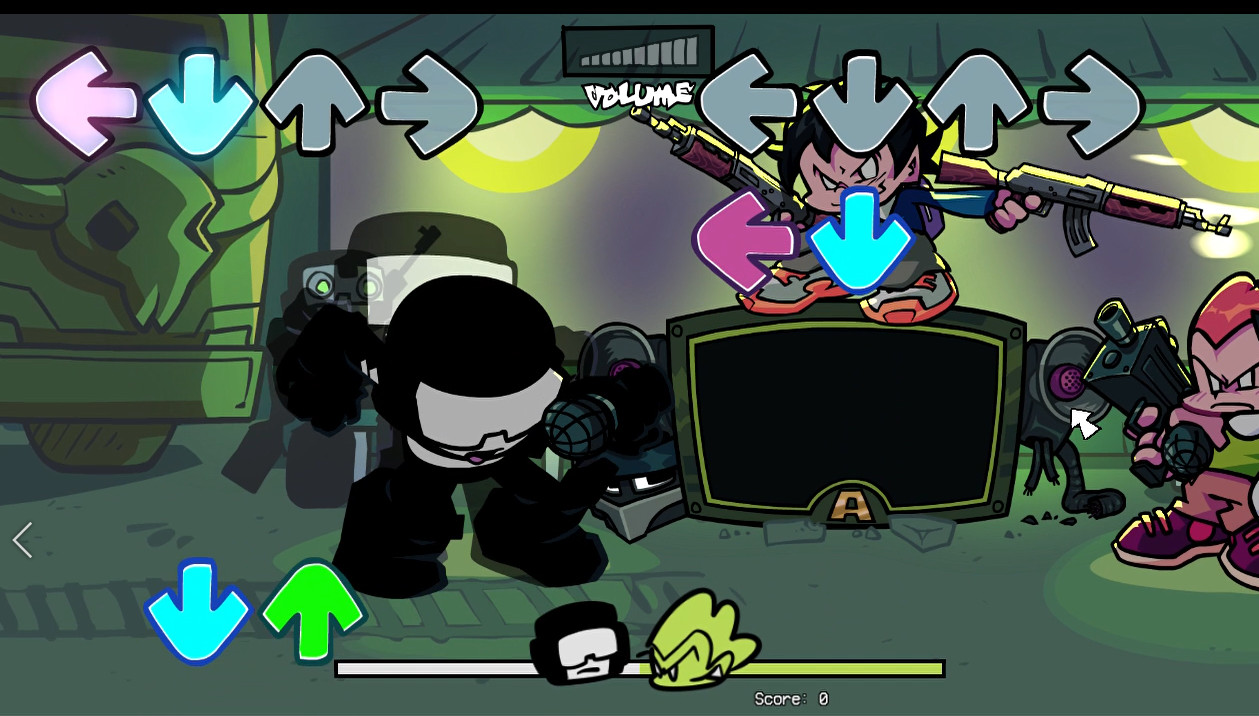 Double Note Ghosts in V-Slice Mod for Friday Night Funkin' | FNF Mods