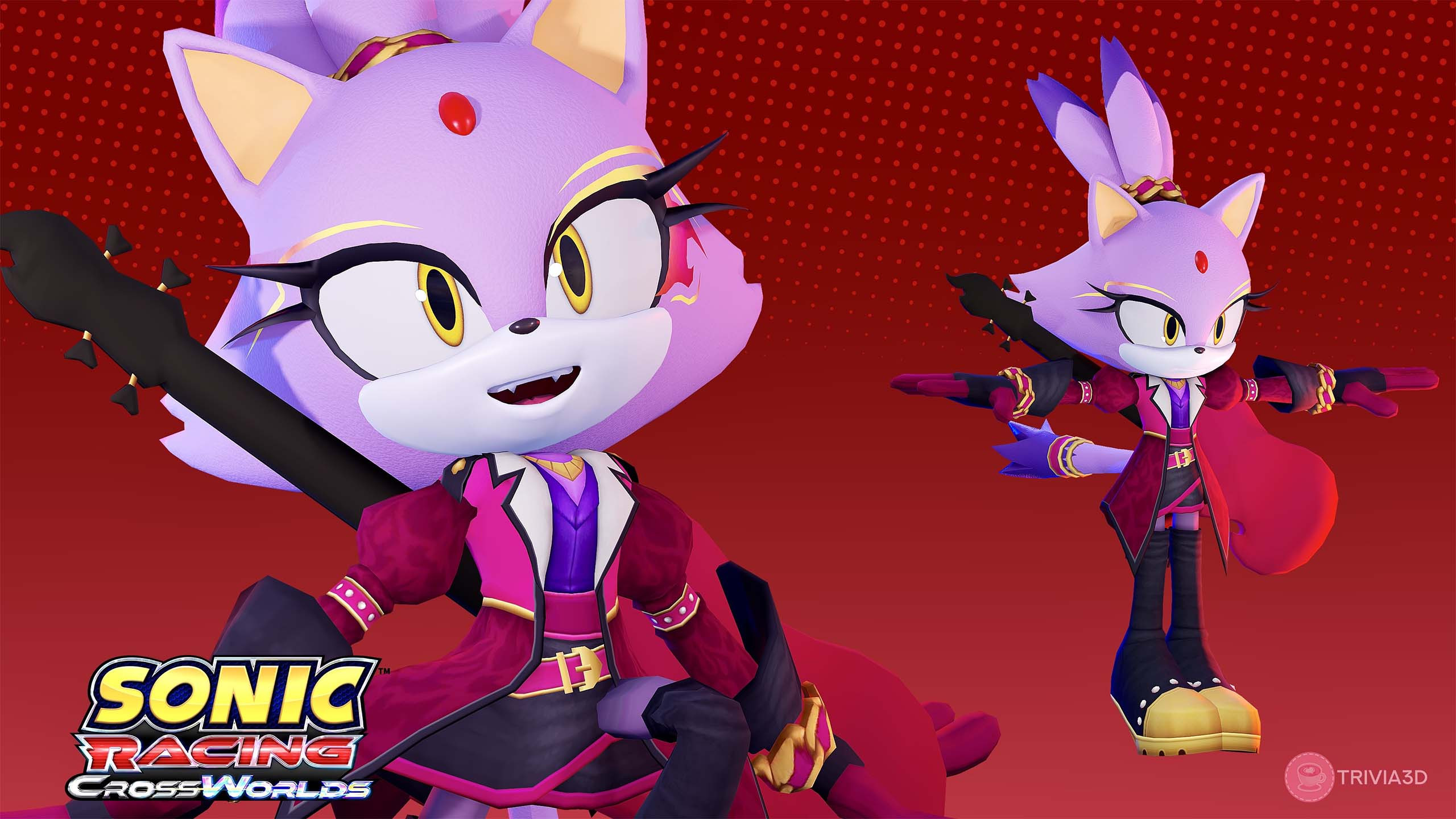 Bass Blaze (Outfit Mod) Mod for Sonic Racing: CrossWorlds | SR:CW Mods