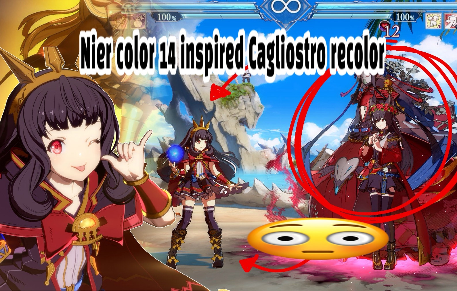 Cagliostro recolor inspired by nier color 14 Mod for Granblue Fantasy ...