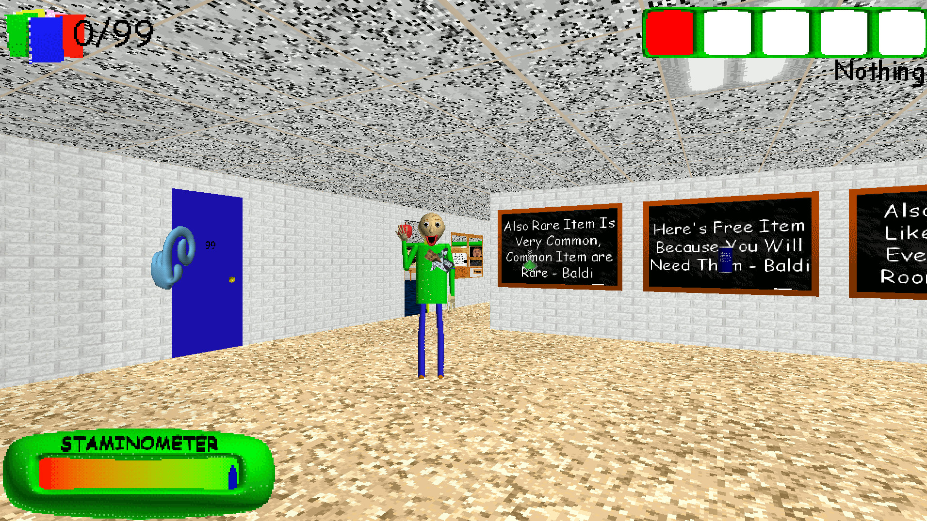 99 Notebooks Map (Baldi's Basics level) Mod for Baldi's Basics | Baldi Mods