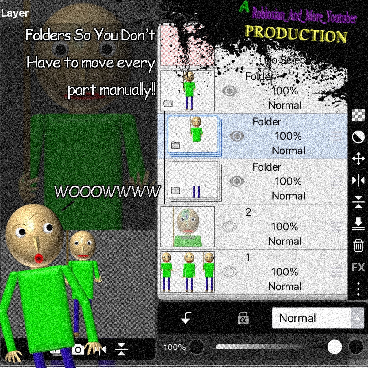 Old Baldi Rig For Ibispaint! Yay! Mod for Baldi's Basics | Baldi Mods