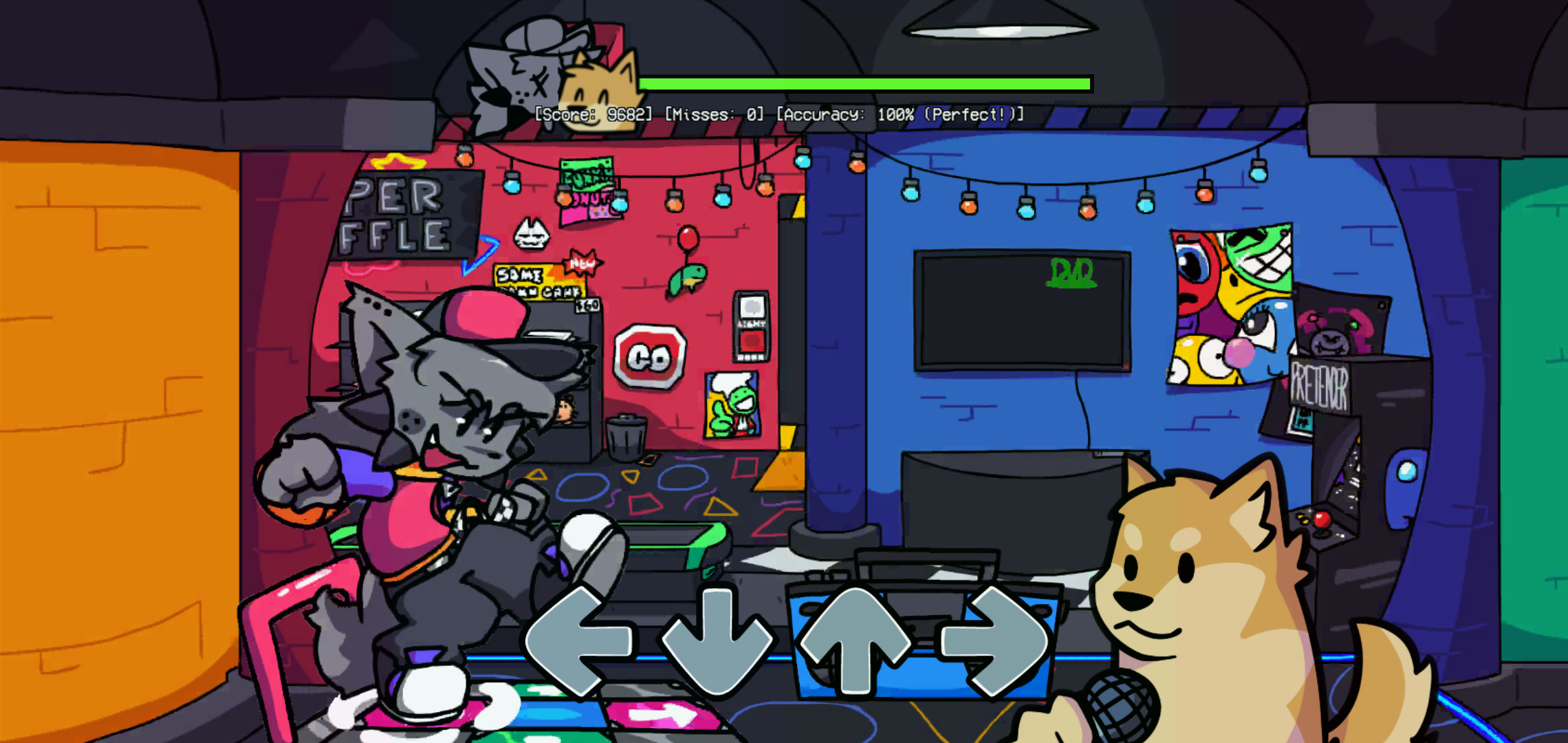 Doge over BF Mod for Friday Night Funkin' | FNF Mods