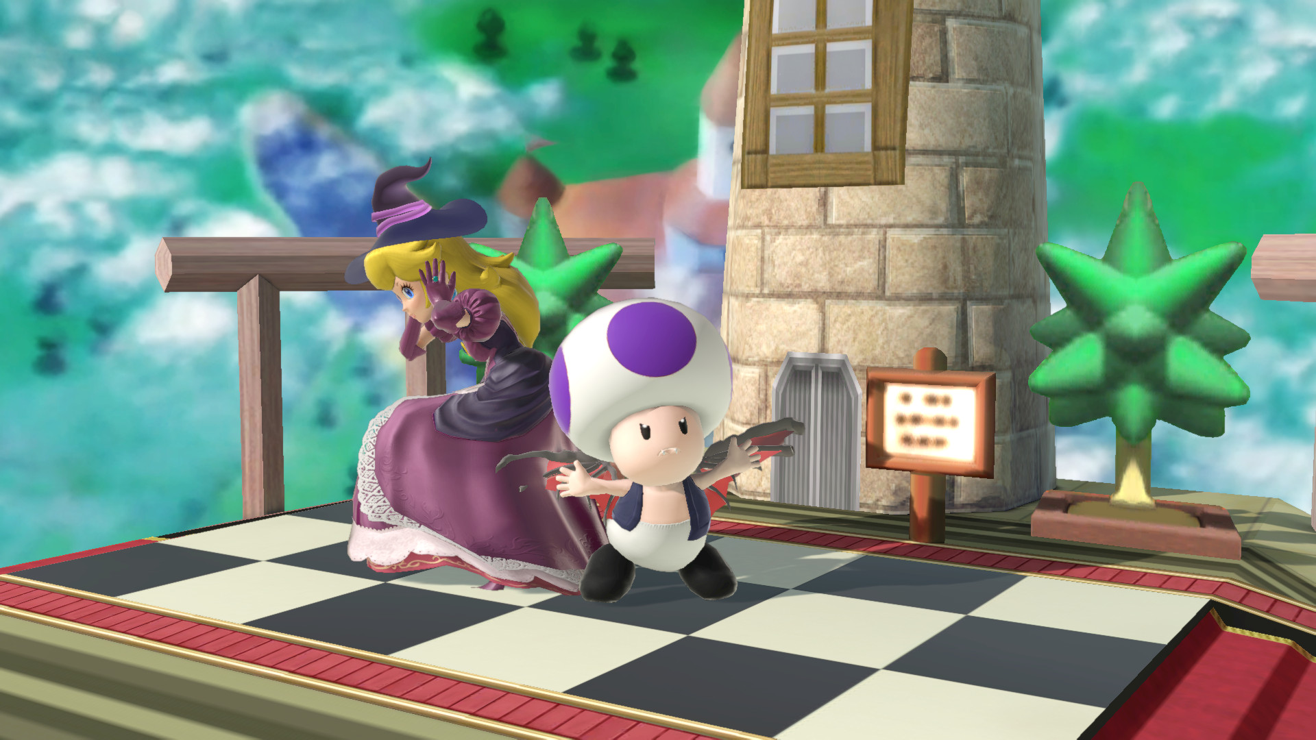Witch Peach + Vampire Toad Mod for Super Smash Bros. Ultimate | SSBU Mods